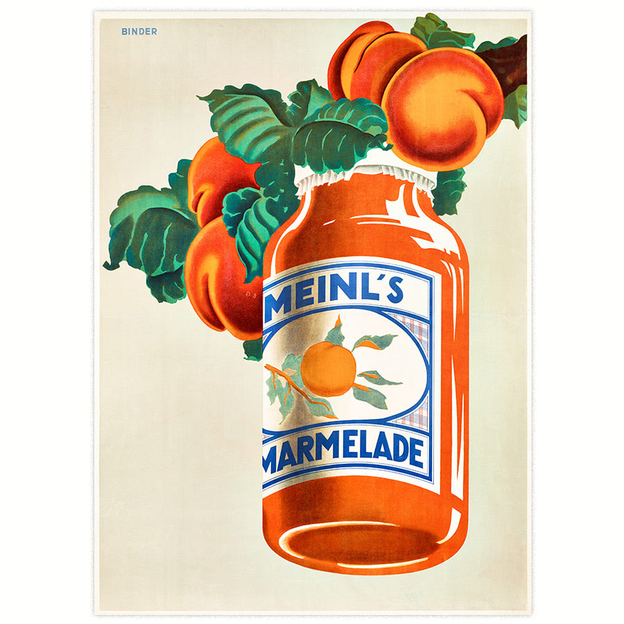 Advertising poster 1925 - Meinl's Marmalade – MAK Design Shop